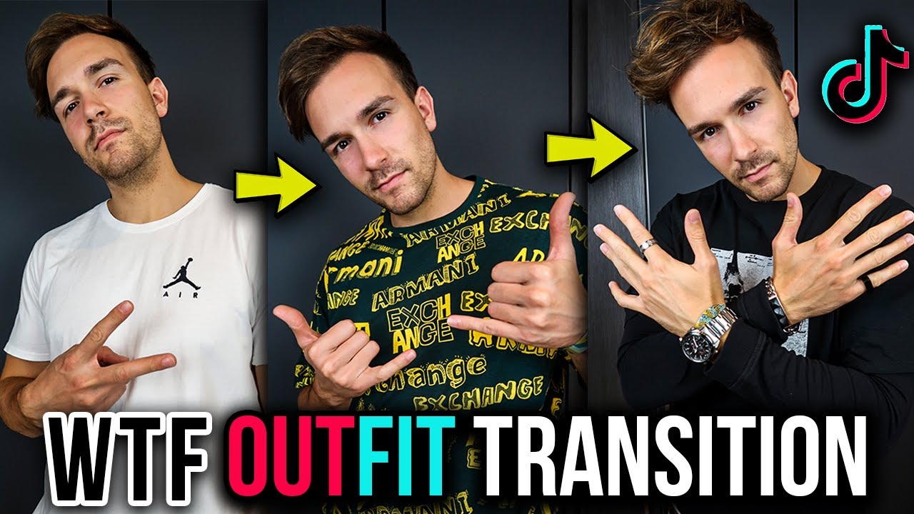 Ah WTF Outfit Transition (Tik Tok Tutorial) - YouTube