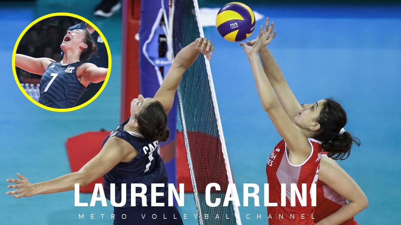 Lauren Carlini BEST SETTER ATTACKS | Volleyball Nations League 2019 ...