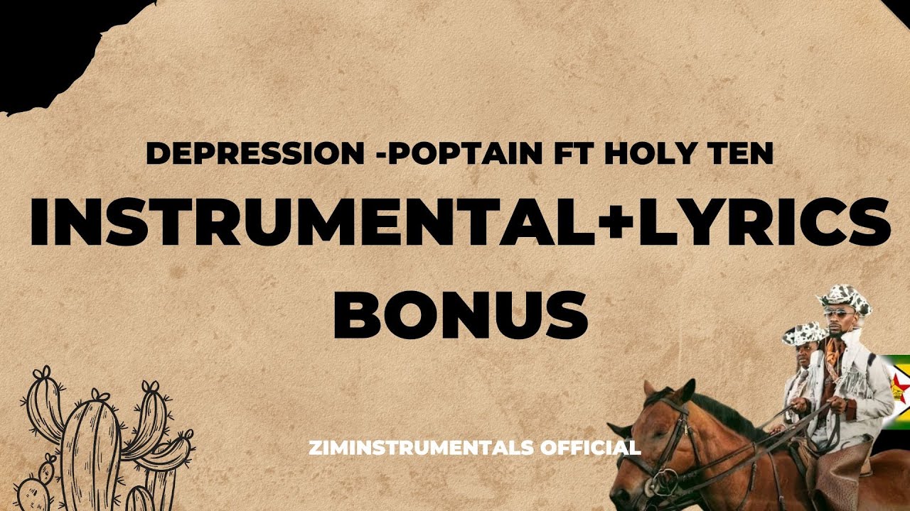 Poptain Depression instrumental plus Lyrics ft Holyten - YouTube