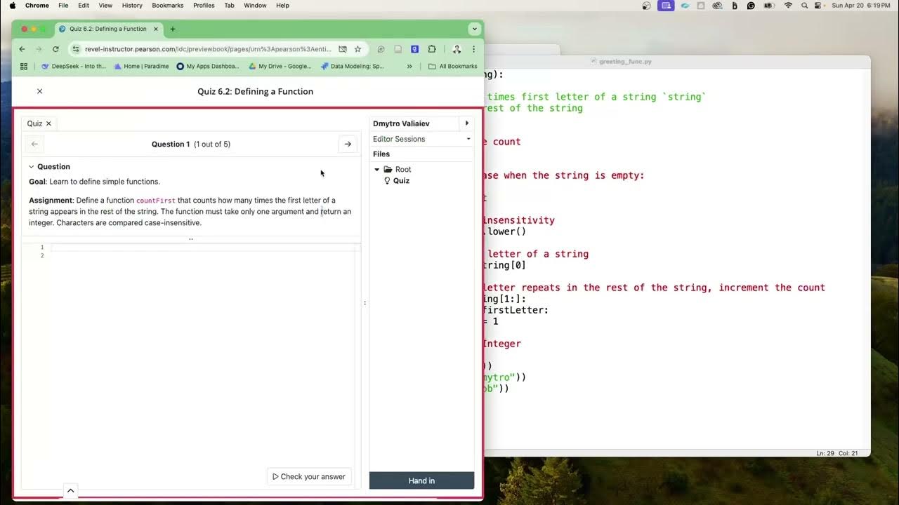 Chapter 6: Functions - YouTube