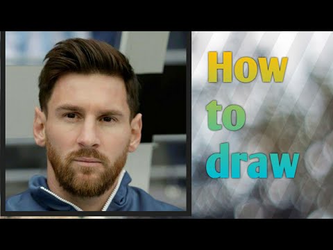 #20 How to draw Lionel Messi_sketch_easy tutorial - YouTube