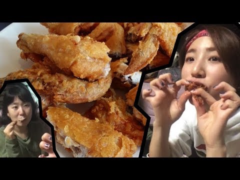 🍗 Mukbang Ayam Korea #꼬꼬랜드 (feat. Curcol ama Insung Onni)