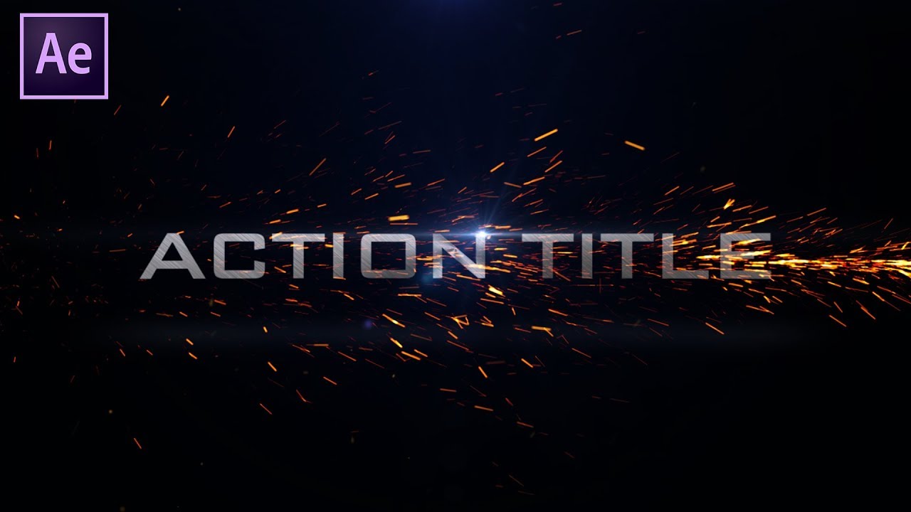 Cinematic Action Title in after effects | After Effects Tutorials ...