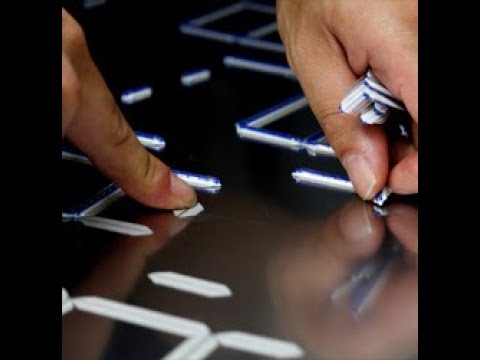 DAISO G-Tape creasing matrix：Gテープ（溝切りテープ） - YouTube