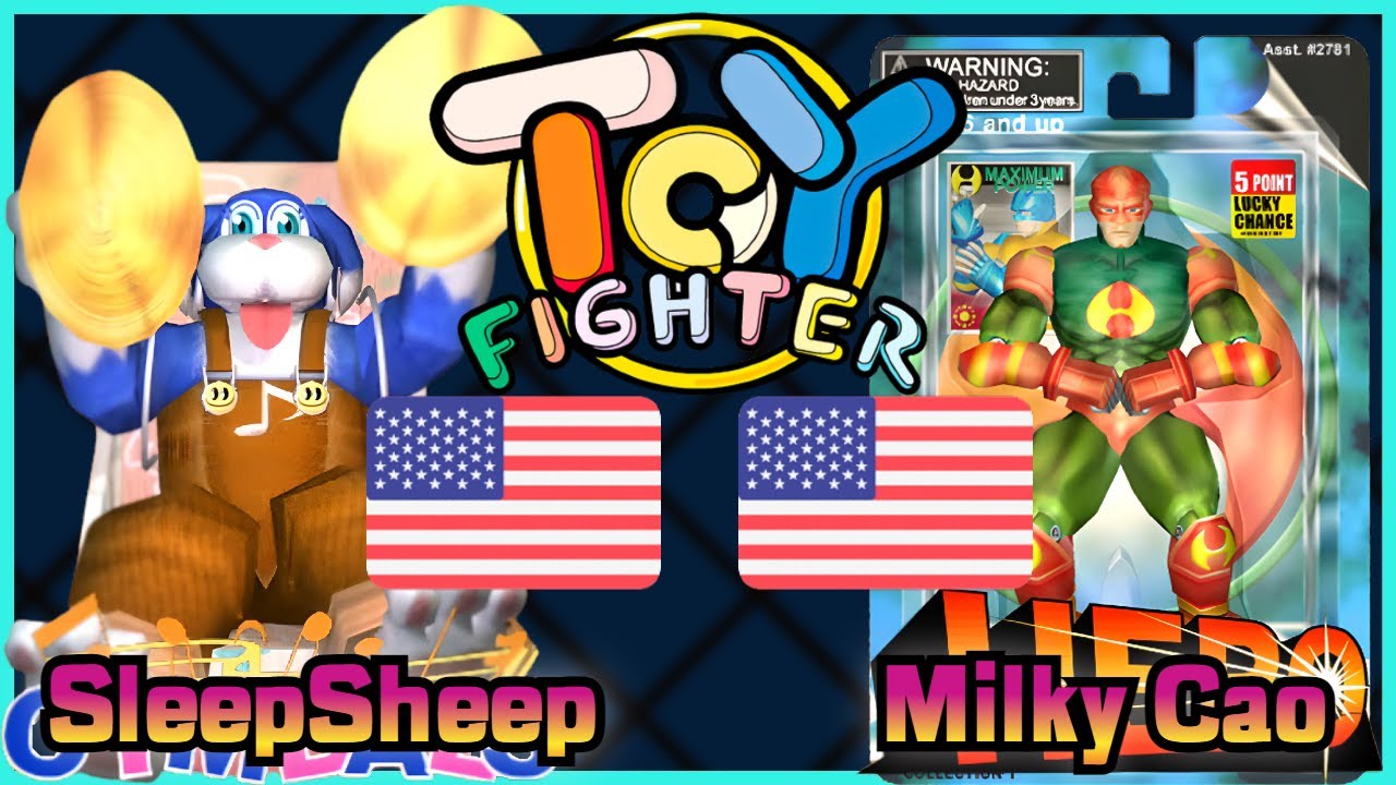 Toy Fighter || SleepSheep 🇺🇸 VS 🇺🇸 Milky Cao || FLYCAST FIGHTCADE 2 ...