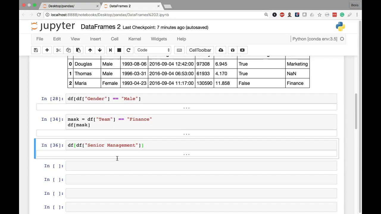 Filter A DataFrame Based On A Condition Data Analysis Tutorial YouTube Filter A DataFrame Based On A Condition Data Analysis Tutorial YouTube