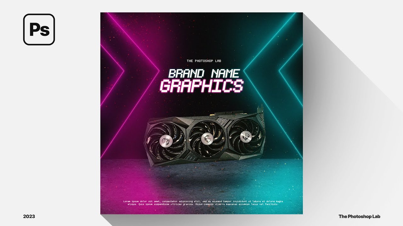 Photoshop Tutorial: Social Media Ad Design 67 - YouTube