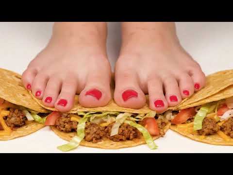 FEET ASMR | Satisfying Feet Crushing Food Video Compilation | No Music | No Talking | No Voiceover