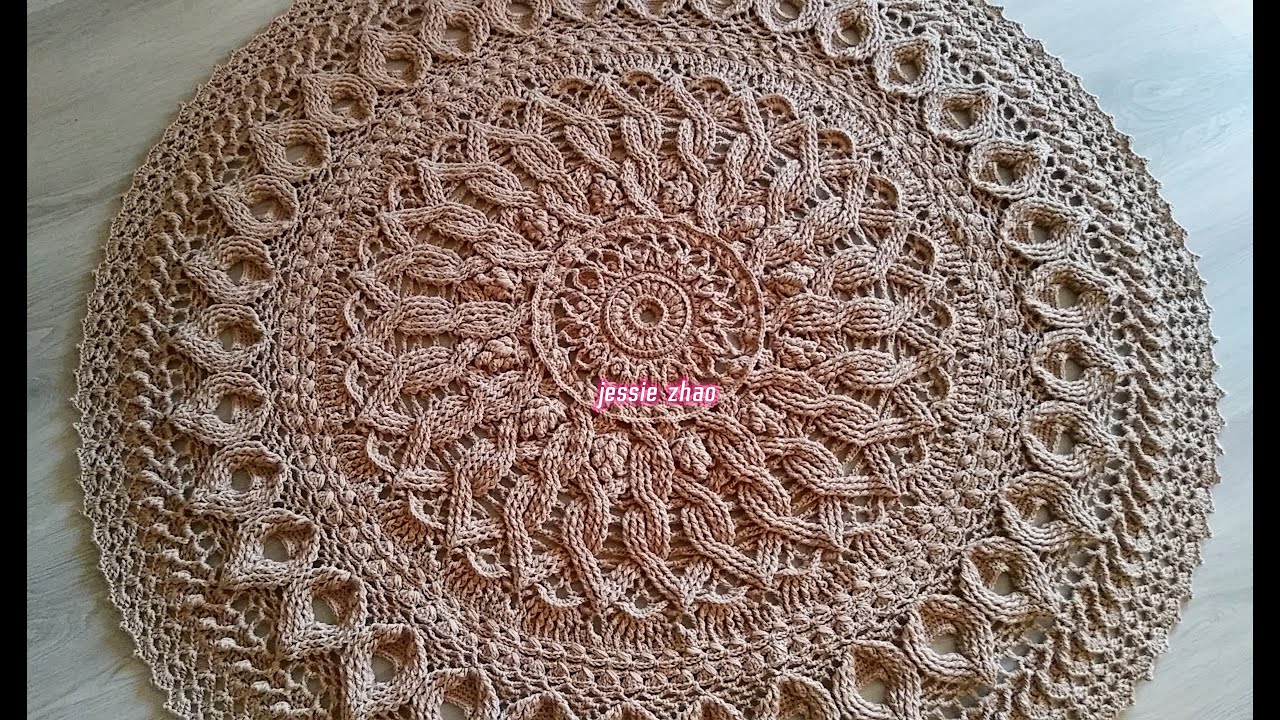 crochet home rug #139/мандала крючком/mandala de crochet/Häkel-Mandala ...