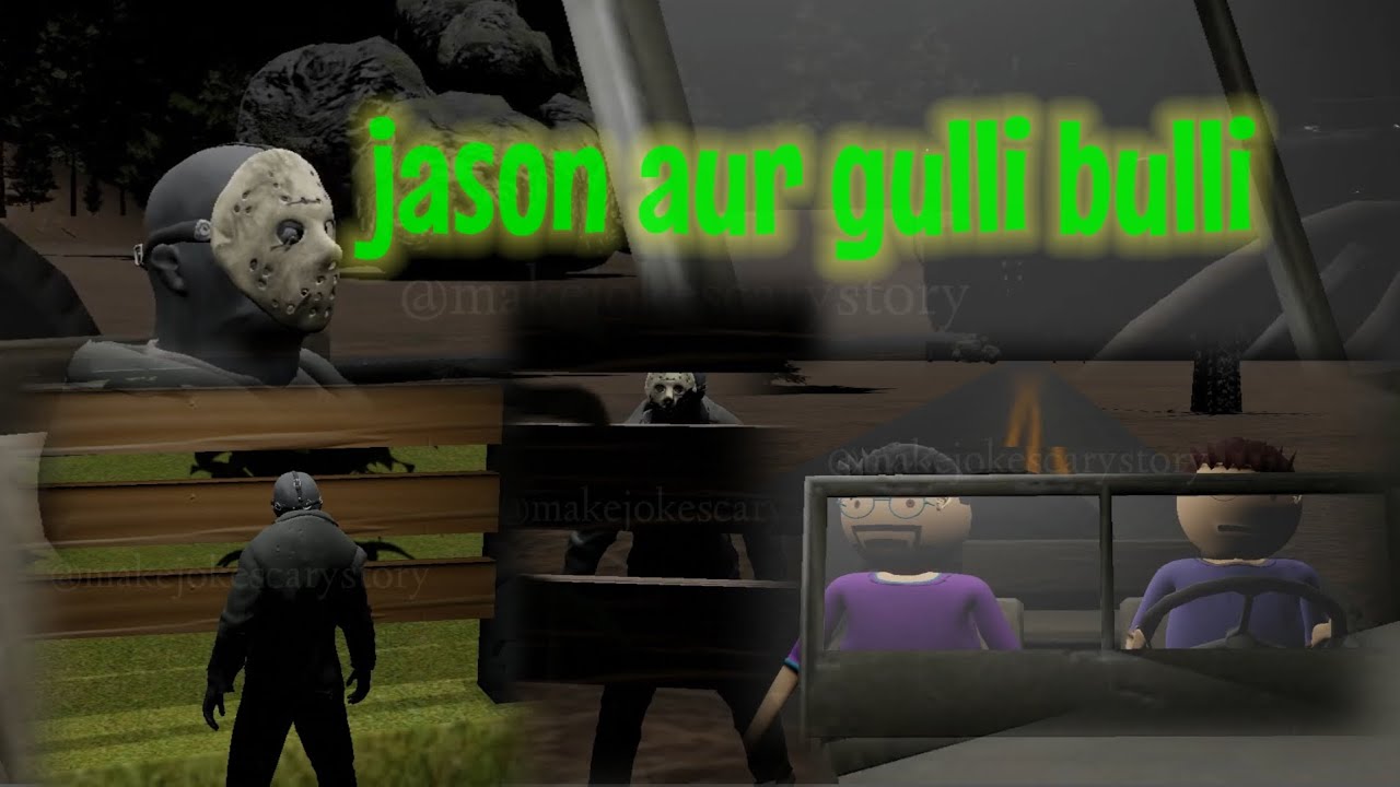 Gulli bulli and Jason haunted house | haunted house horror story gulli ...