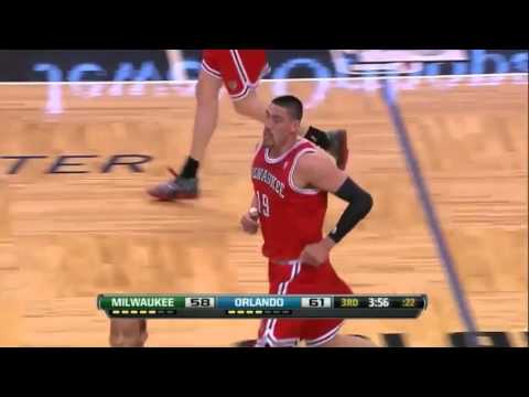 Gustavo Ayon April 10, 2013 Milwaukee Bucks Vs Orlando Magic