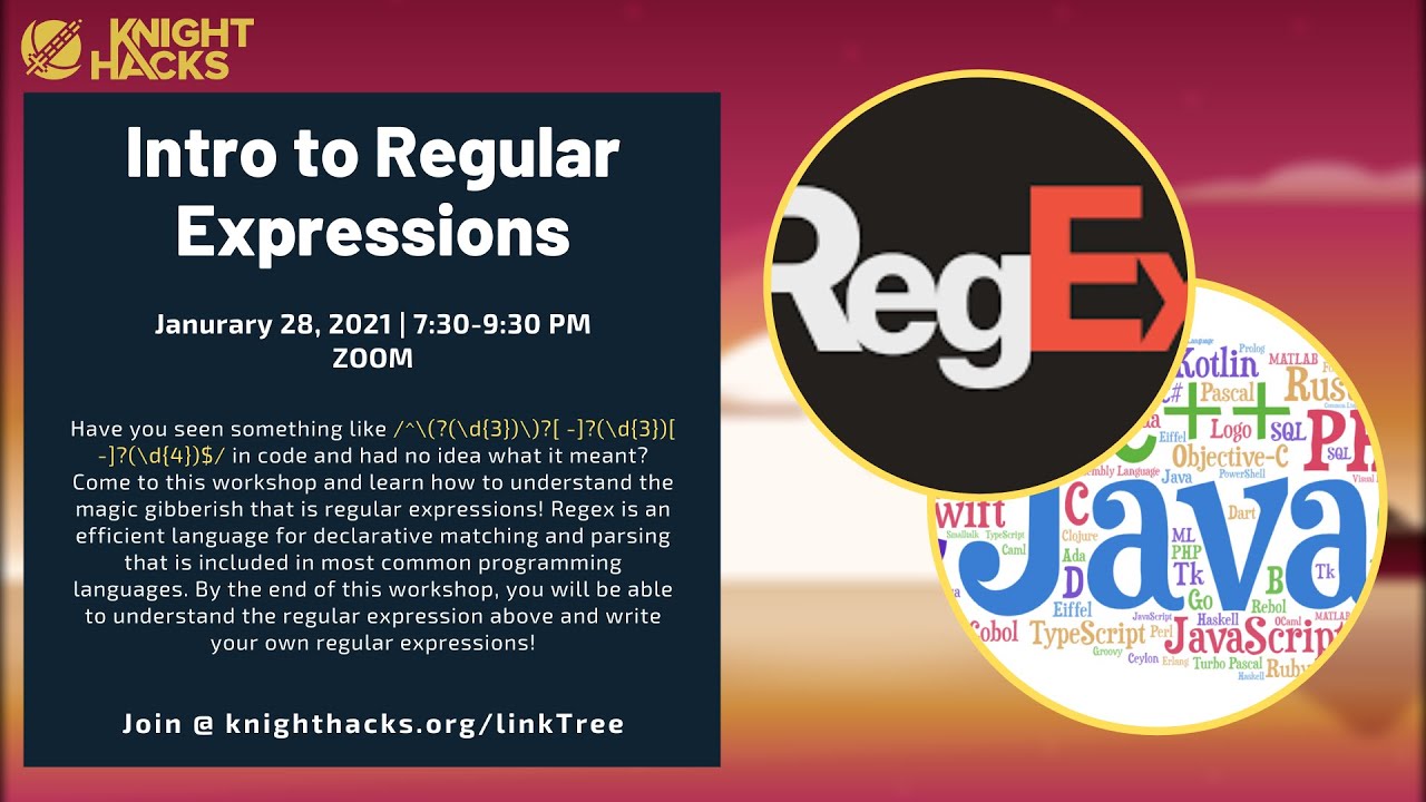 Intro to Regular Expressions | Knight Hacks - YouTube
