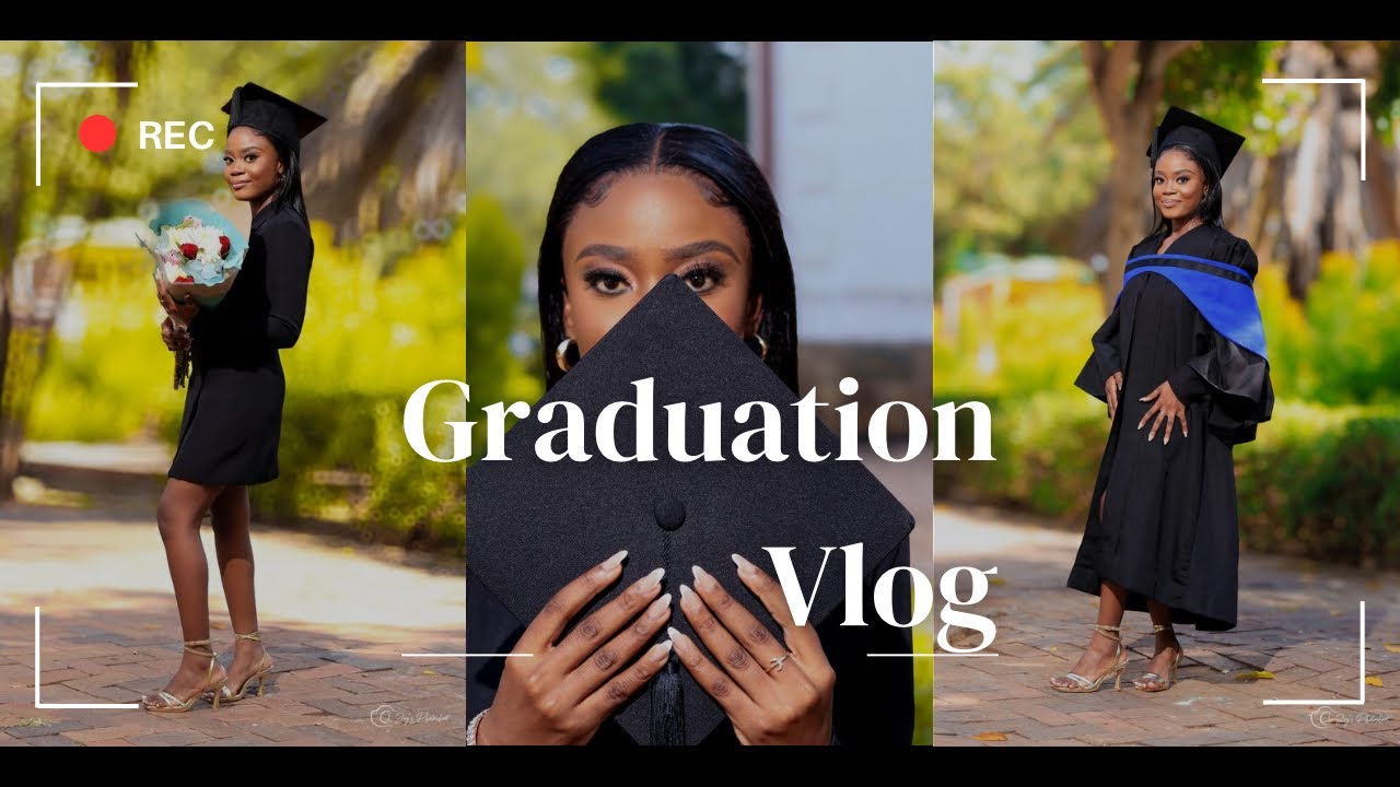GRADUATION VLOG: No, I’m Not Lucky but I’m Blessed, Yes ! ️👩🏽‍🎓 - YouTube