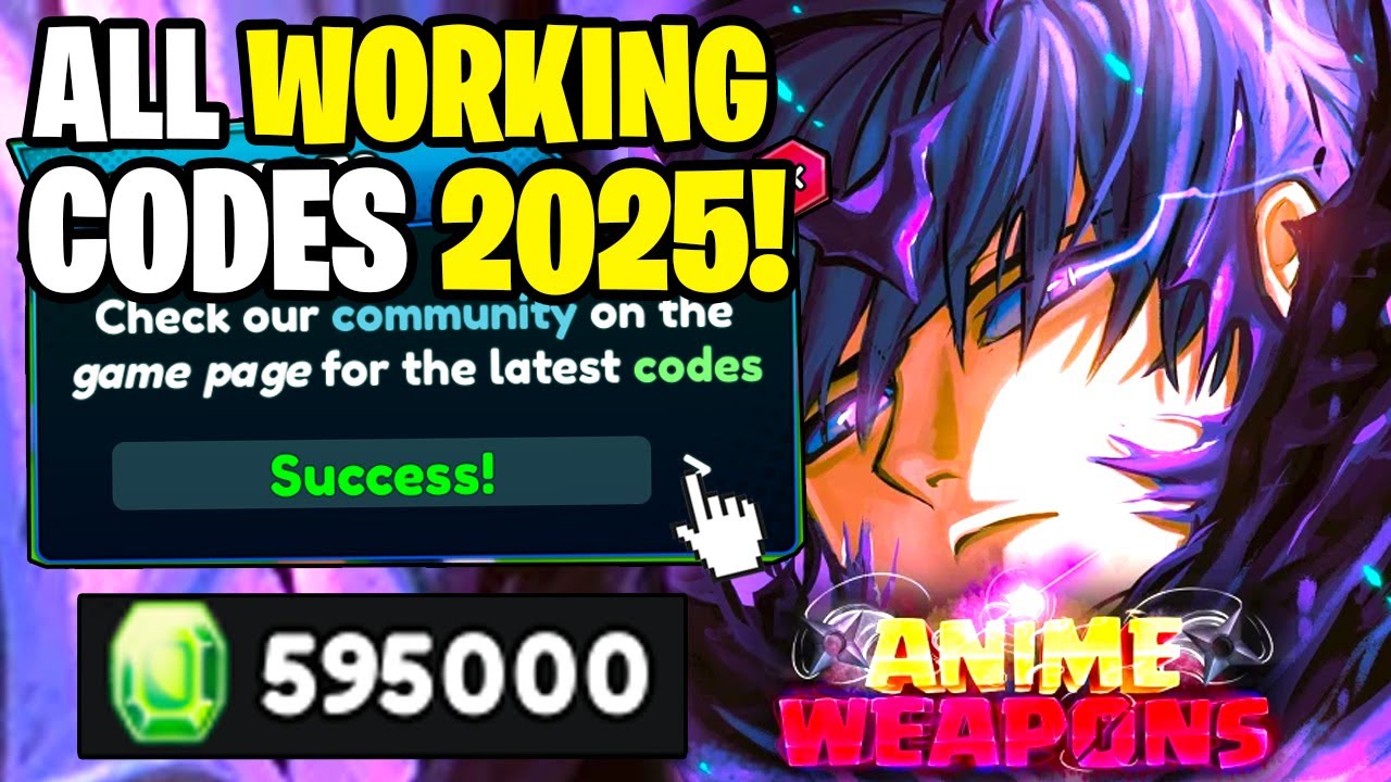 *NEW* ALL WORKING CODES FOR ANIME WEAPONS IN 2025! ROBLOX ANIME WEAPONS ...