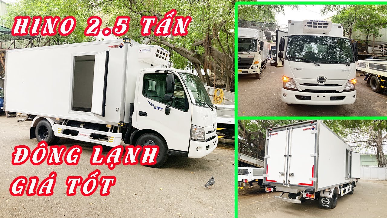Giá hino 710 2.5 tấn thùng đông lạnh | Đại lý bán xe tải 2 tấn 5 đông ...