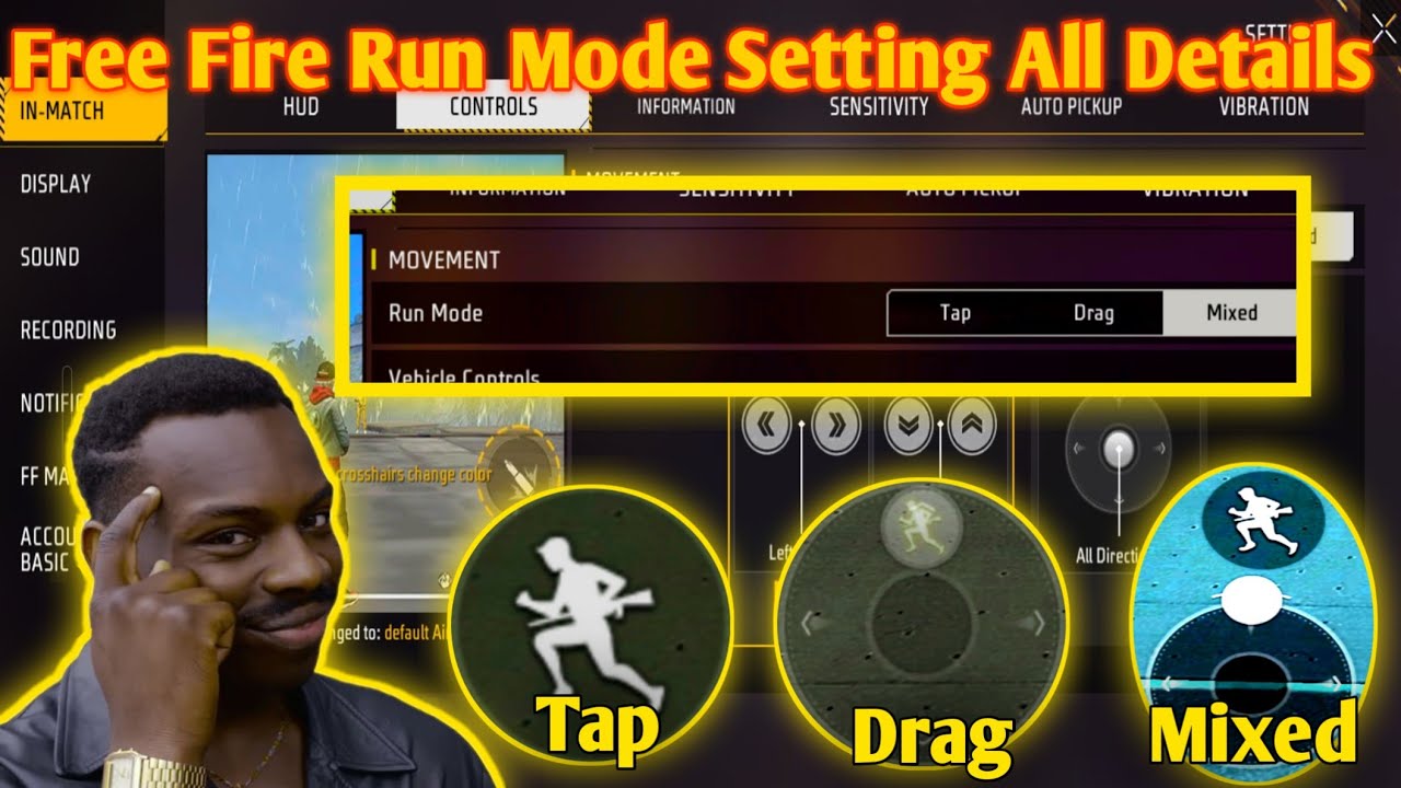 Run mode setting | free fire run mode setting | free fire run mode ...