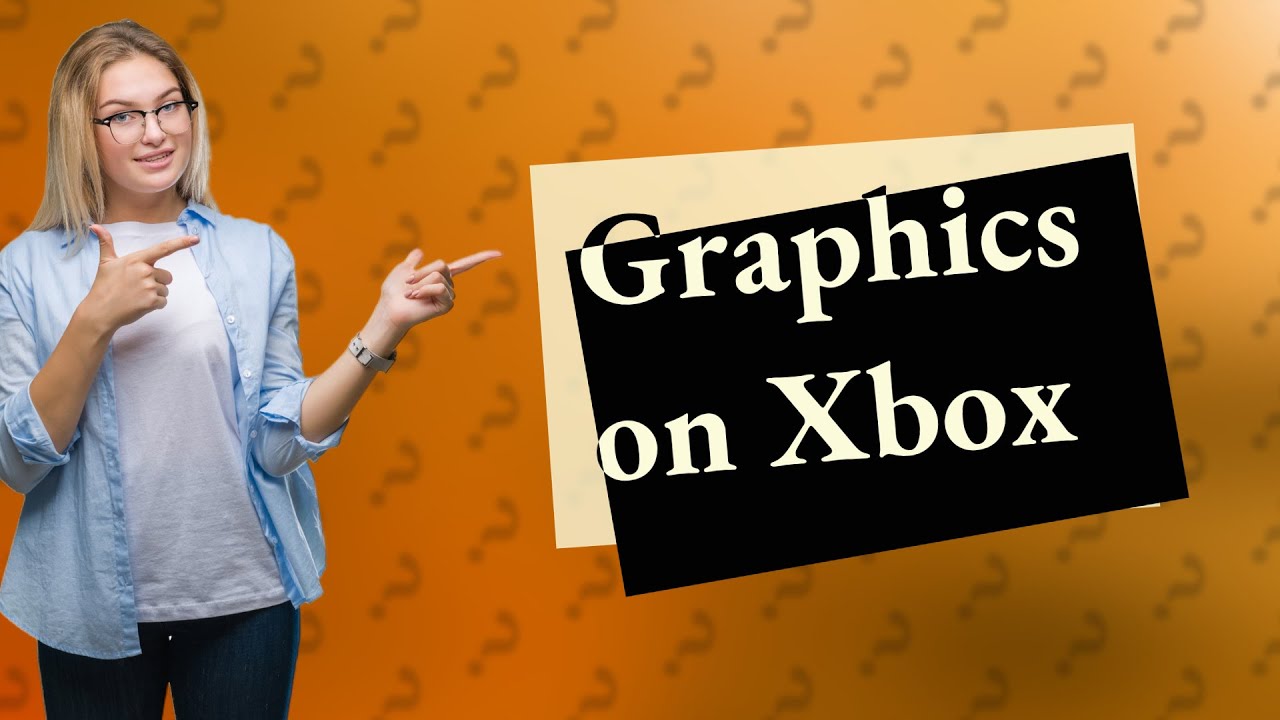 Can you adjust graphics on Xbox? - YouTube