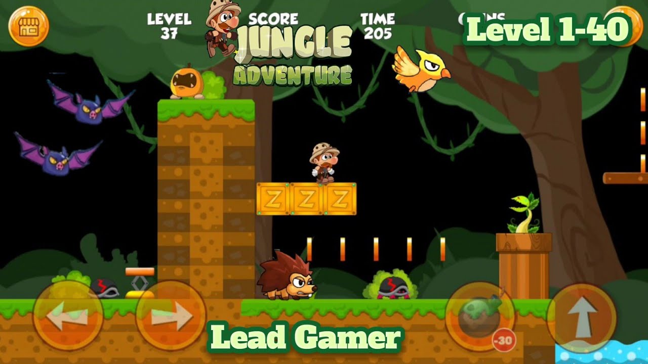 Super Dino Bros Jungle World Game Level 1-40 #gaming #games #gameplay ...