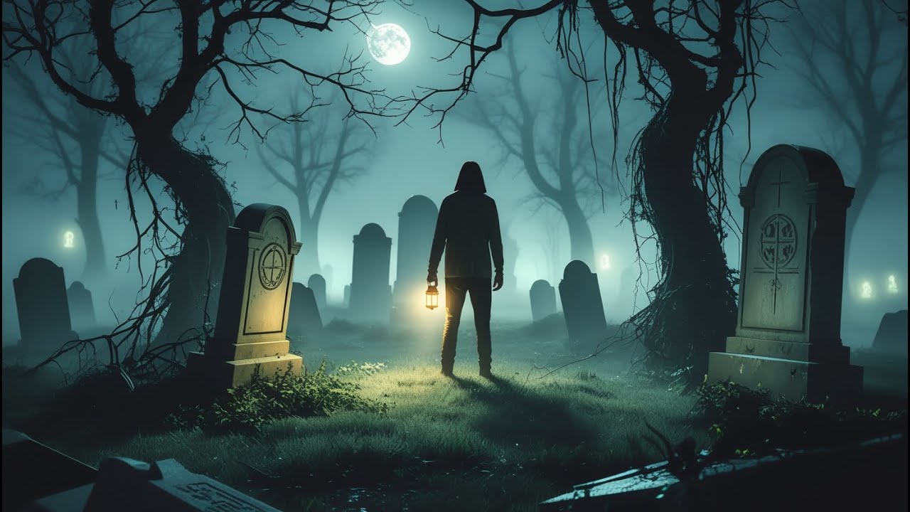Scary Night Alone in the Haunted Graveyard | Real Paranormal Encounter ...