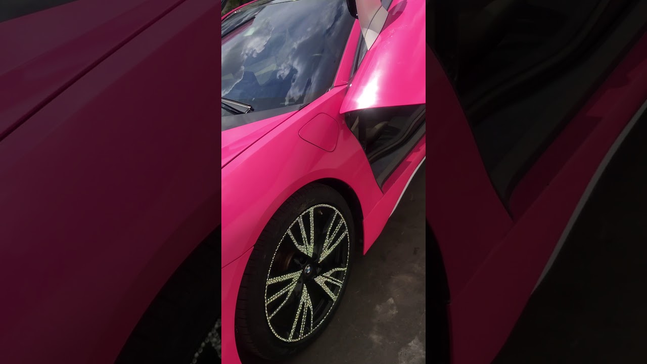 Bmw i8 pink Diamond - YouTube