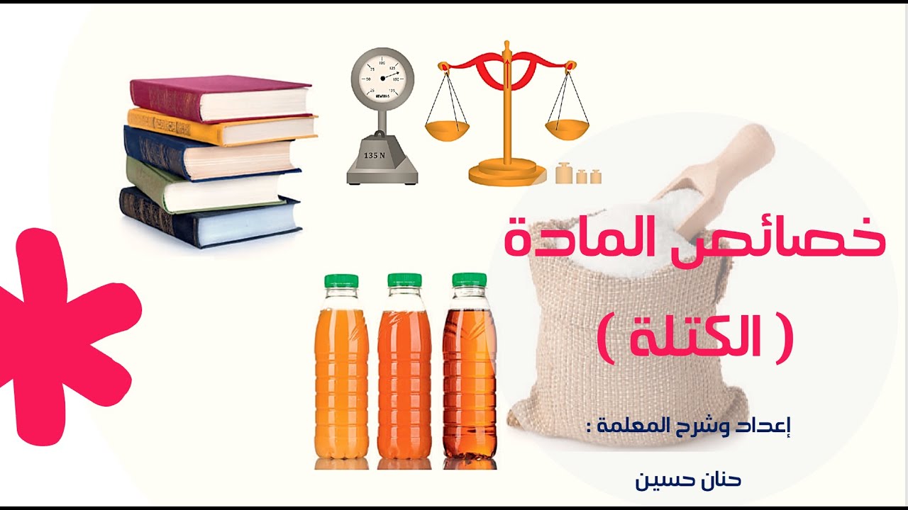 الصف الرابع خصائص المادة 1 الكتلة Youtube