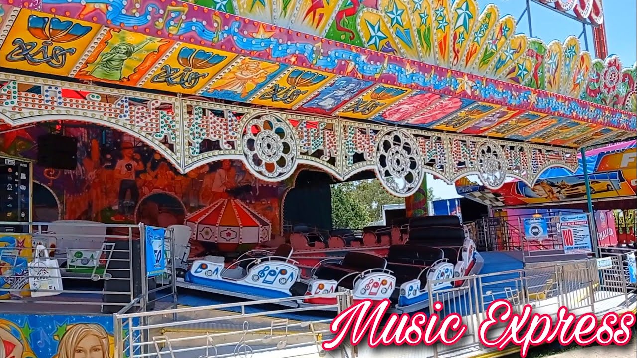 JUEGO MECÁNICO MUSIC EXPRESS #juegosmecanicos #férias #rides - YouTube