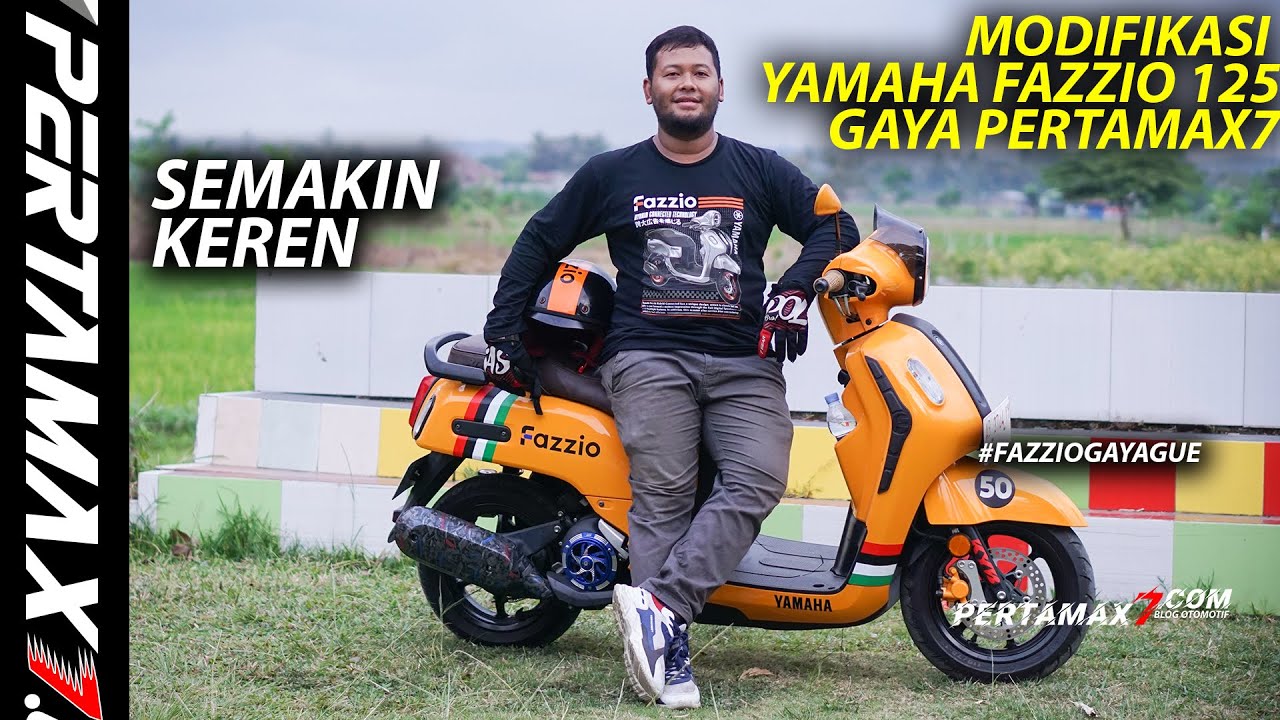 Modifikasi Yamaha Fazzio 125 Ala Pertamax7 Bapak Rumah Tangga Fokus ...