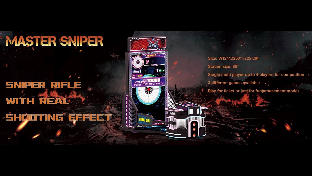 Master Sniper Arcade Game: Fast-Paced Two-Player Action | Features ...