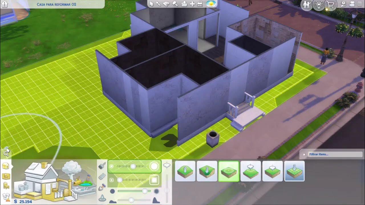 Reformando uma casa abandonada | The sims 4 | A casa das setas - YouTube