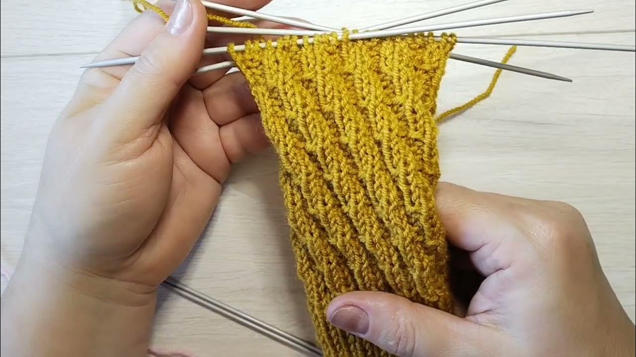 Манжета связанная винтовым способом. - YouTube