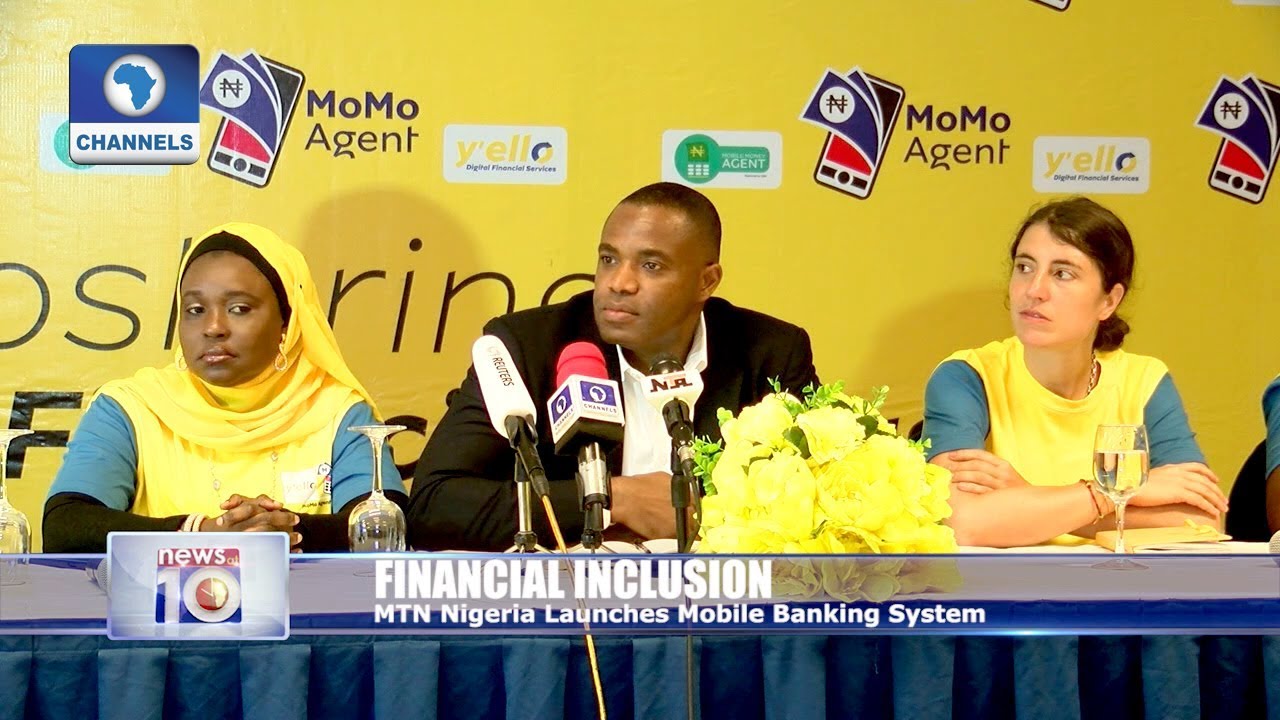 MTN Nigeria Launches Mobile Banking System - YouTube
