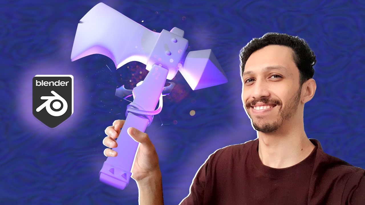 Modelei um MACHADO para meu JOGO - Tutorial - Blender 3D - YouTube