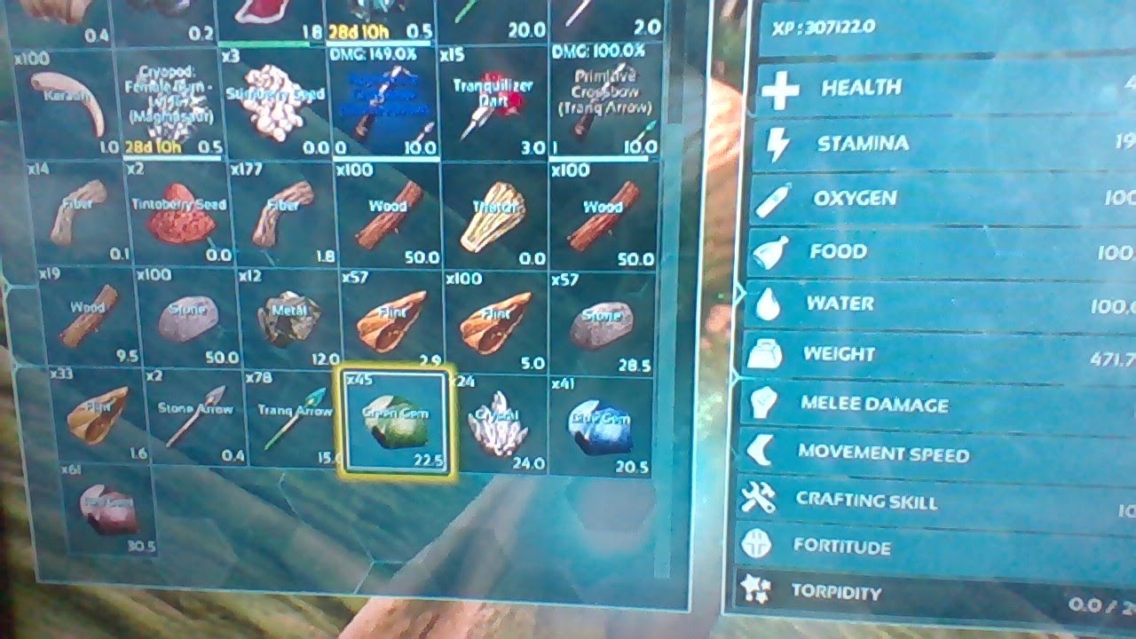 how to get green,blue and red gems in ark fjordur - YouTube