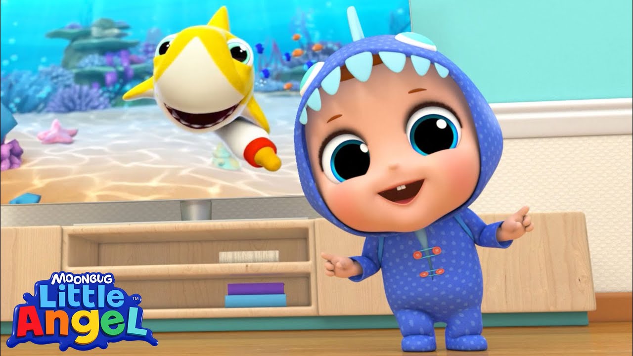 Baby Shark Doo Doo Doo | Little Angel - Full Episode | Kids TV Shows ...