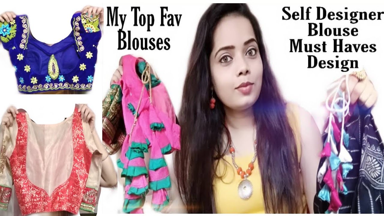 My Fav Blouse Collection 2020 ll Latest Blouse Designs ll Designer ...
