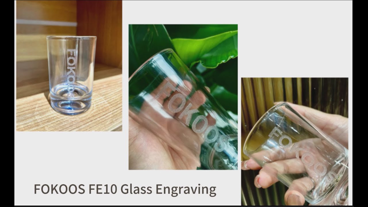 In this video you can see How to use FOKOOS FE10 to Engrave glass cups ...