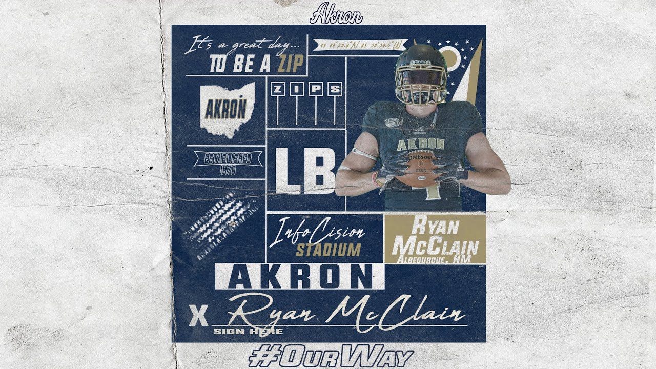 2020 Akron Football NSD - Ryan McClain - YouTube