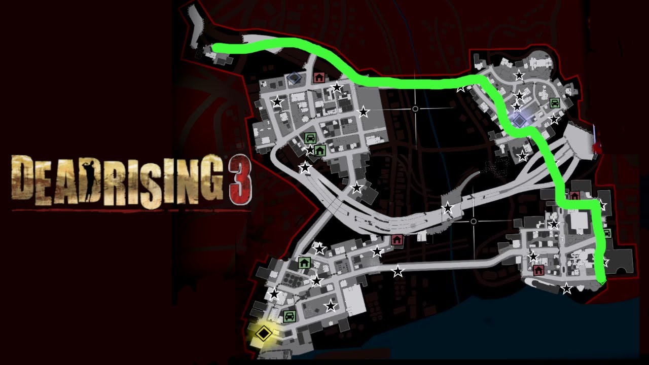 Driving Across the Map of Dead Rising 3 as Fast as I can - YouTube