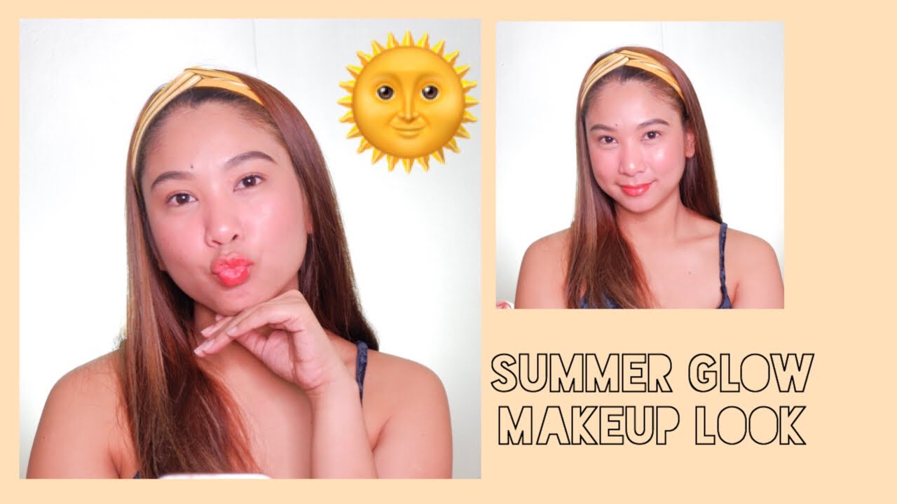 SUMMER GLOW MAKEUP LOOK using affordable products | Kate Vee - YouTube