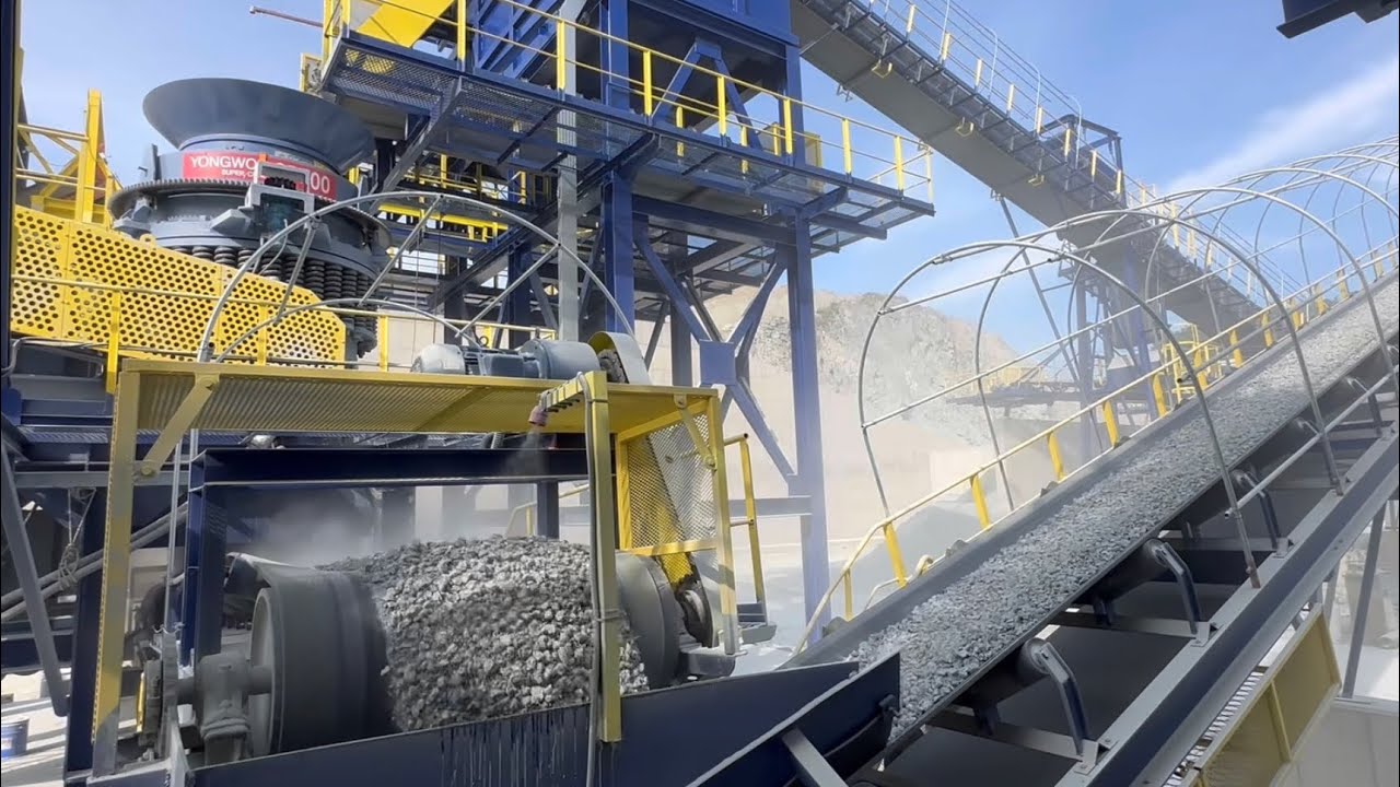 Incredible Crushing Power | SP400 Super Cone Crusher in Action - YouTube