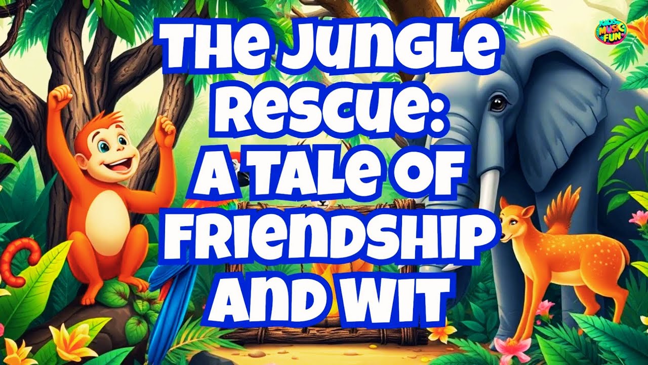 The Jungle Rescue: A Tale of Friendship and Wit | Jungle Stories for ...