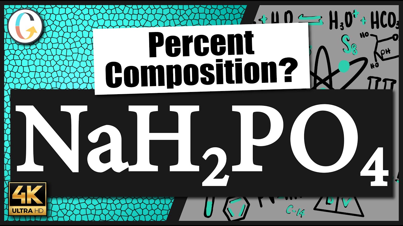 How to find the percent composition of NaH2PO4 (Sodium Dihydrogen ...