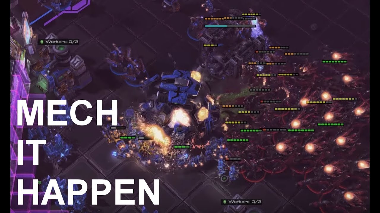 uThermal (T) v Reynor (Z) on Neon Violet Square - SC2 - Legacy of the ...