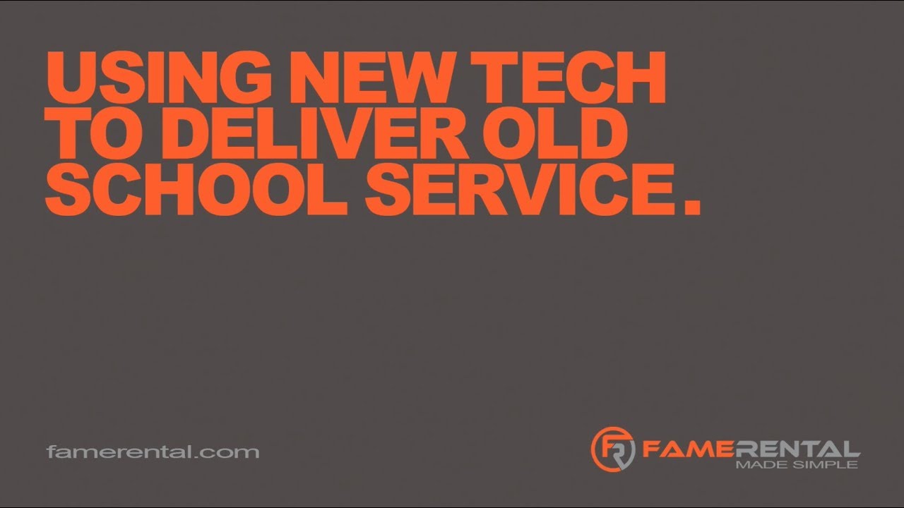 Using New Tech To Deliver Old School Service. - YouTube