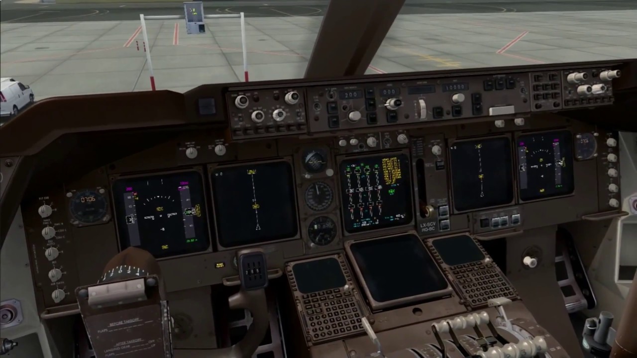 How to align a 747 IRS - YouTube