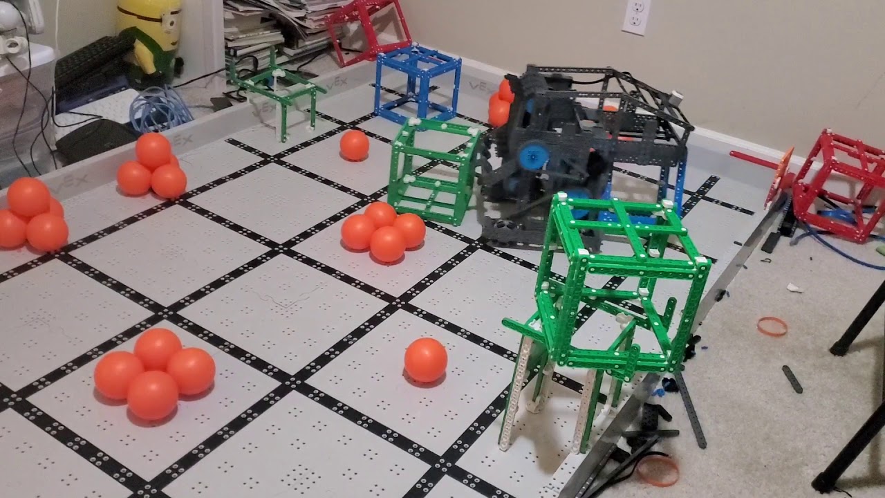 Vex iq partner simulation 108 points - YouTube