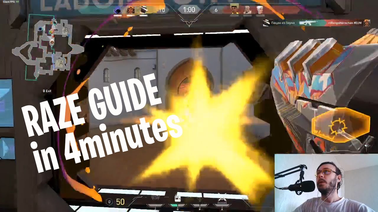 VALORANT RAZE TIPS AND TRICKS GUIDE in 4min [pre-patch] - YouTube