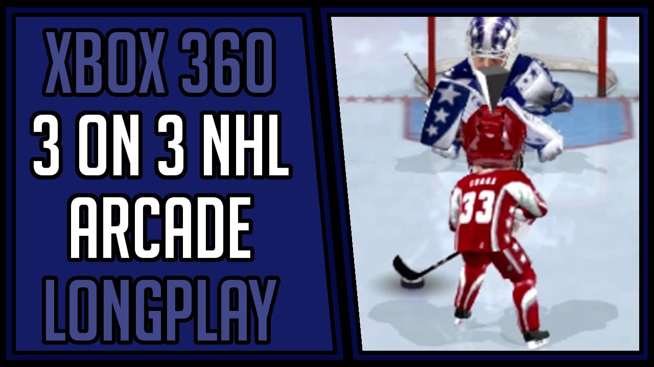3 on 3 NHL Arcade | Xbox 360 | Longplay | Walkthrough #24 [4Kp60] - YouTube