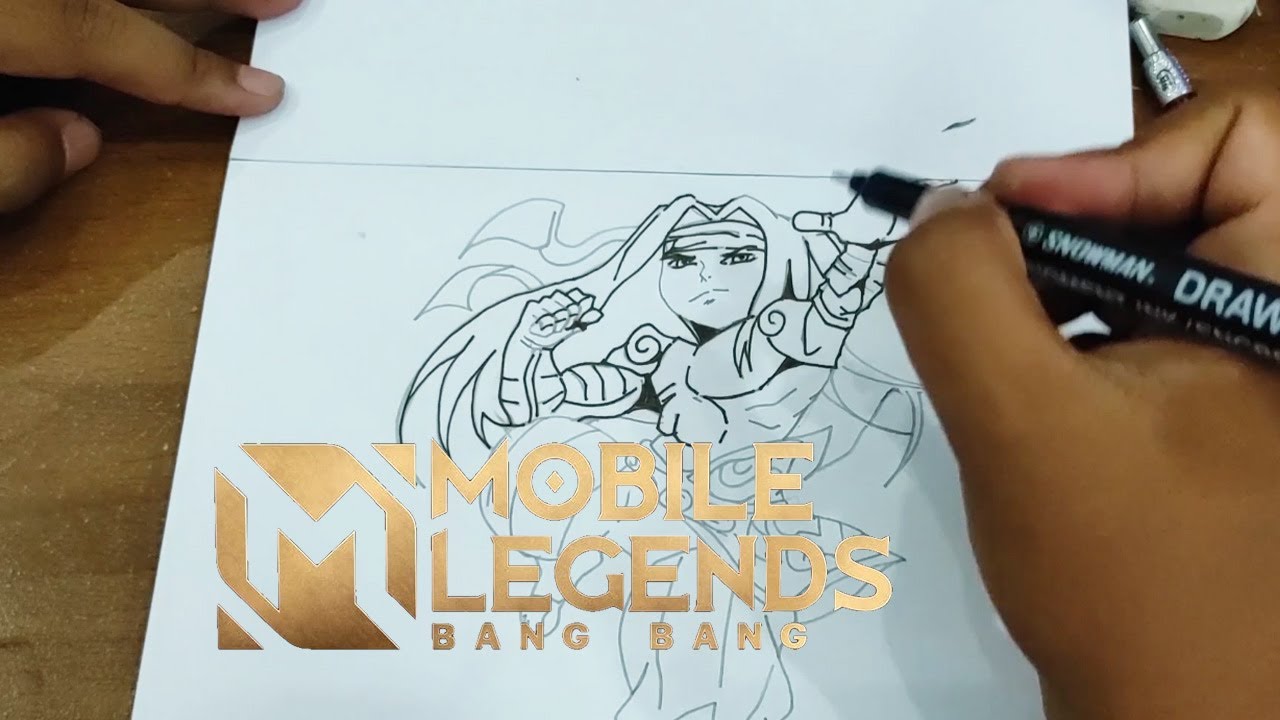 Menggambar Badang Chibi Mobile Legends FanArt | Drawing Badang - YouTube
