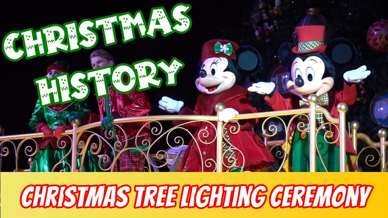 Christmas Tree Lighting Ceremony Disneyland Paris - YouTube